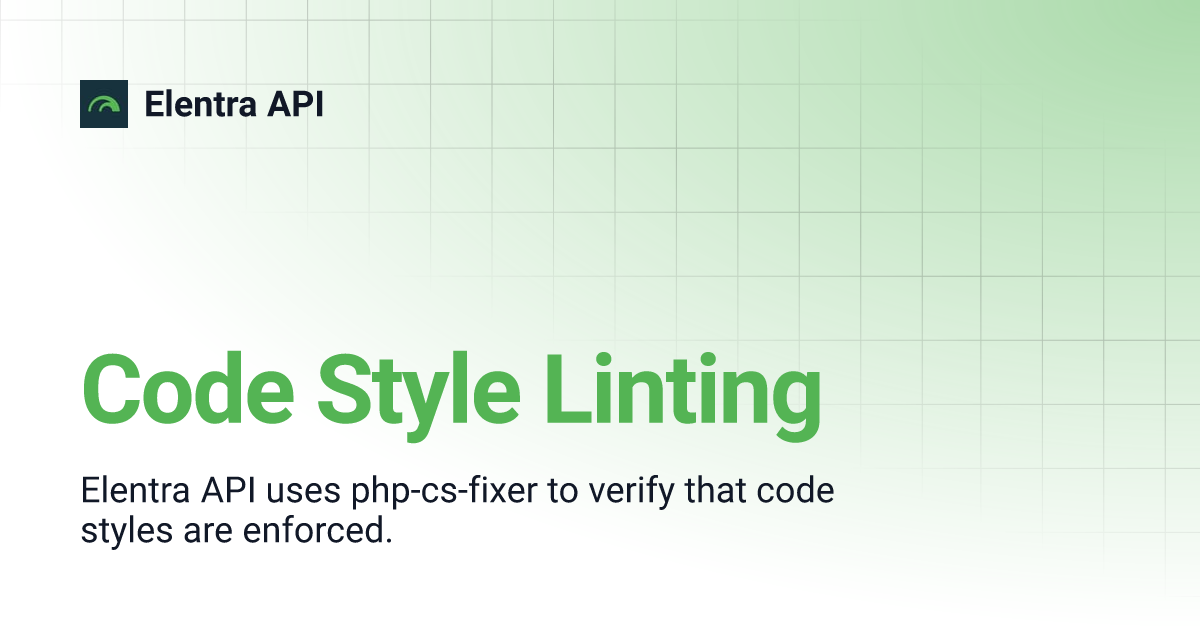 Code Style Linting | Elentra API Code Style Linting | Elentra API
