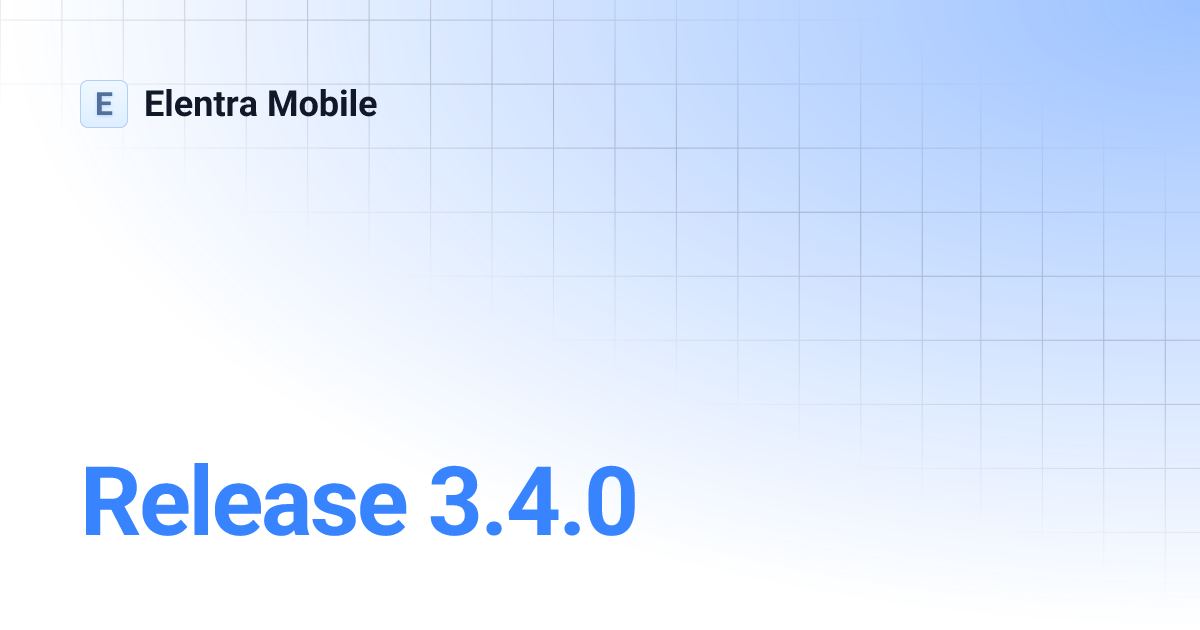 Release 3.4.0 | Elentra Mobile