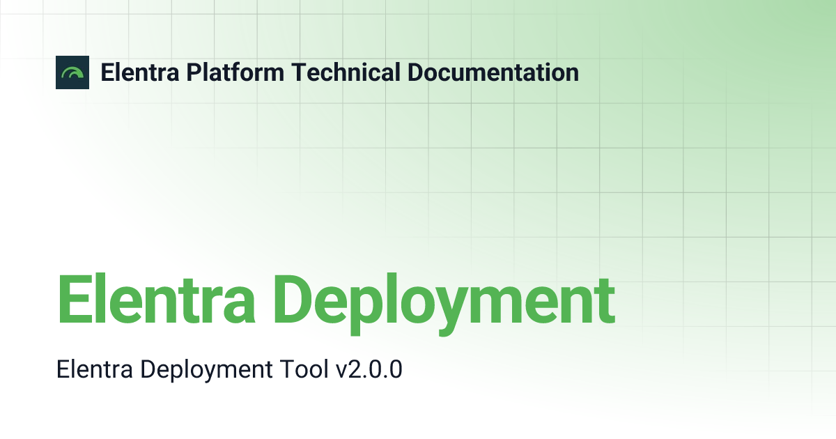 Elentra Deployment | Elentra Platform Technical Documentation